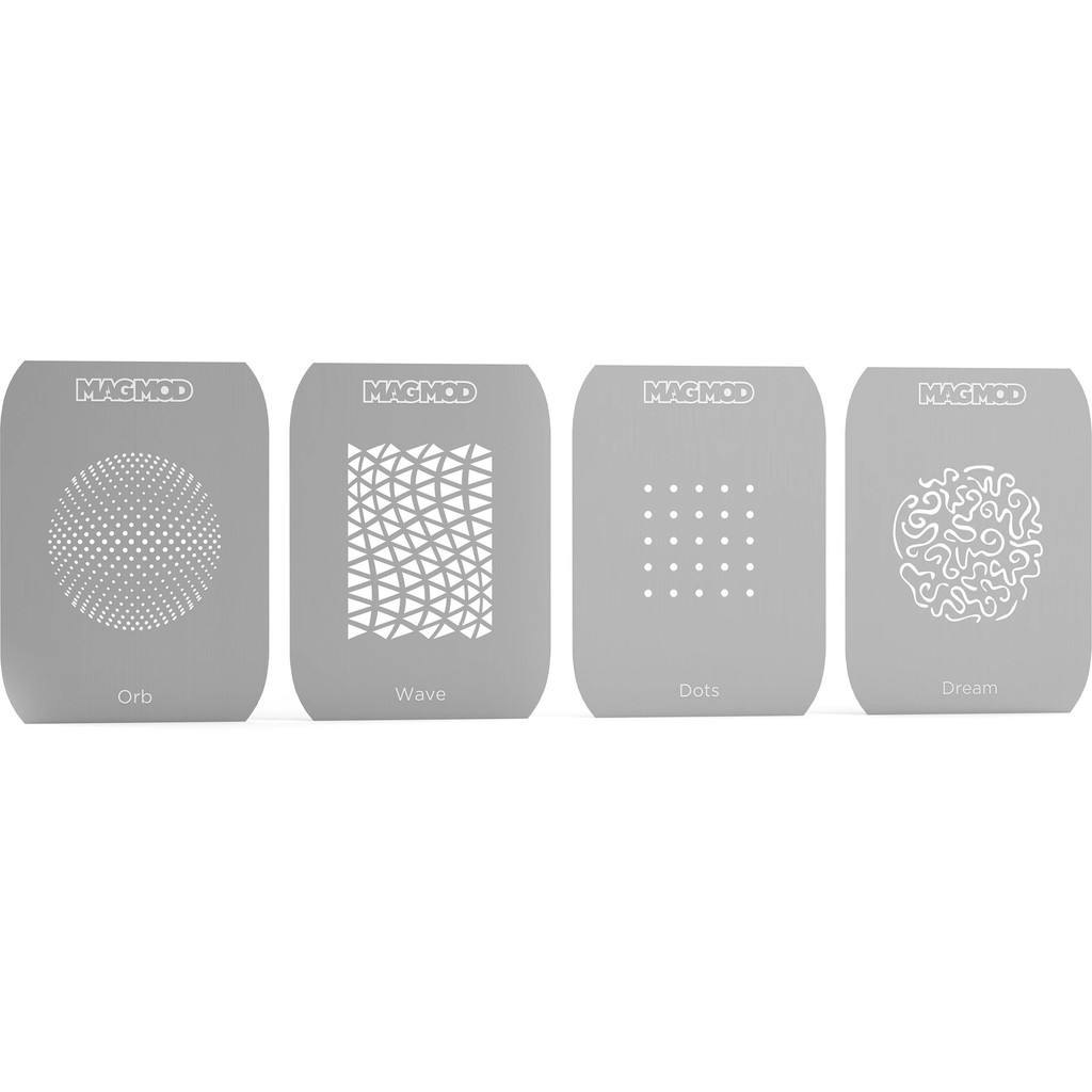 Magmod Mask Pattern 1 Set for MagBeam Flash Modifier (Orb, Wave, Dots ...