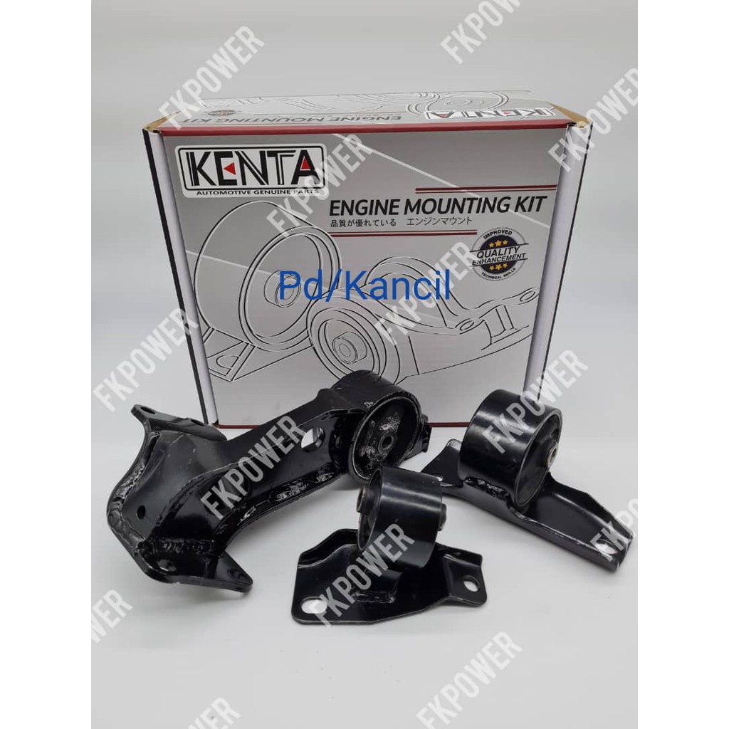 PERODUA KANCIL 660/850 AUTO/MANUAL -3 BIJI PERKOTAK ENGINE MOUNTING KIT ...