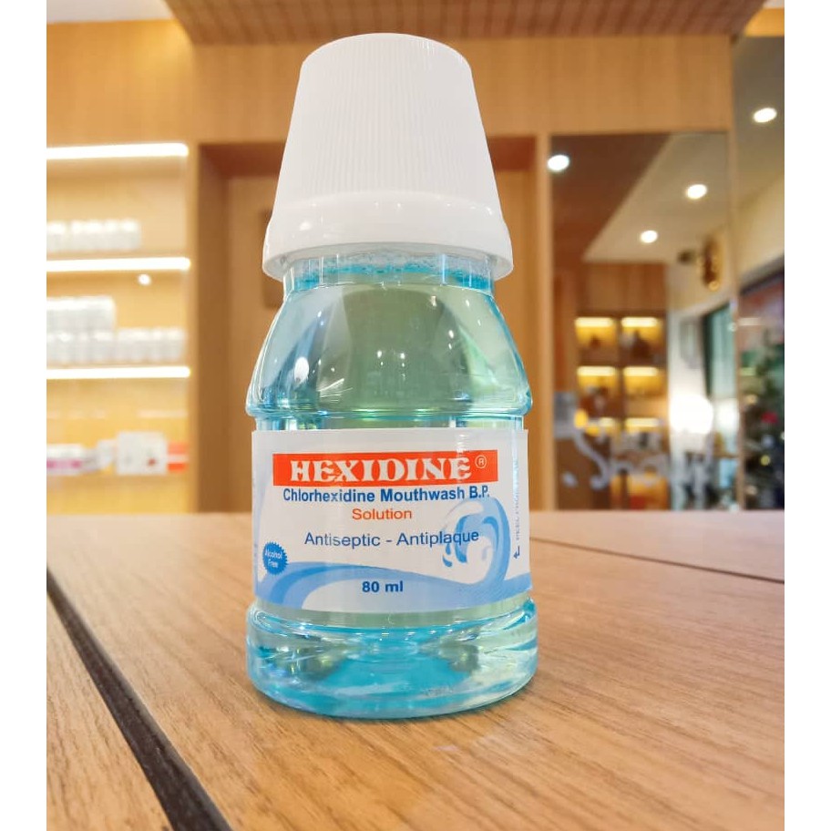 HEXIDINE CHLORHEXIDINE MOUTH WASH 80ML EXP 08/2026 | Shopee Malaysia