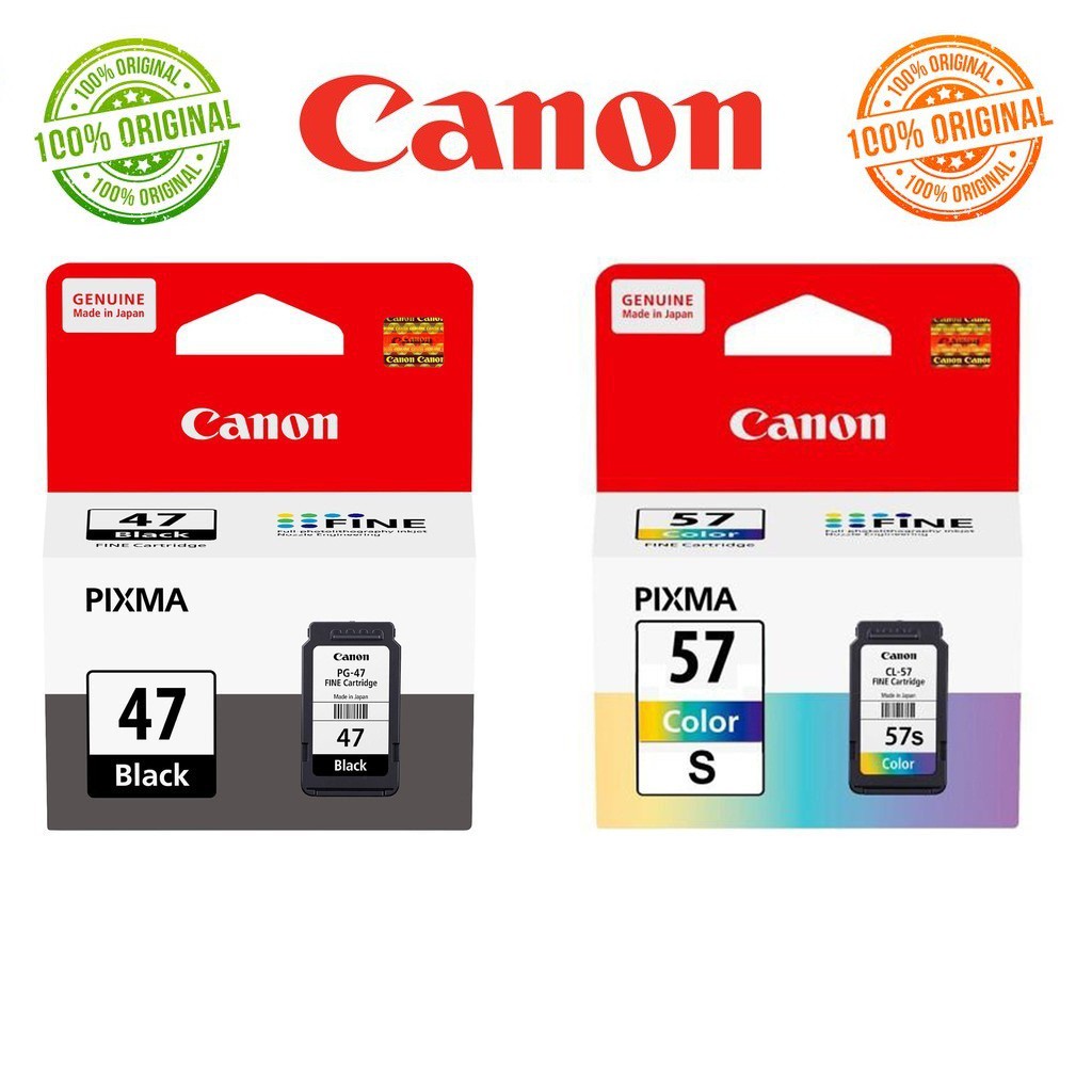 [Ready Stock] Canon PG47/CL57/CL57s Cartridge (100%Genuine) | Shopee ...