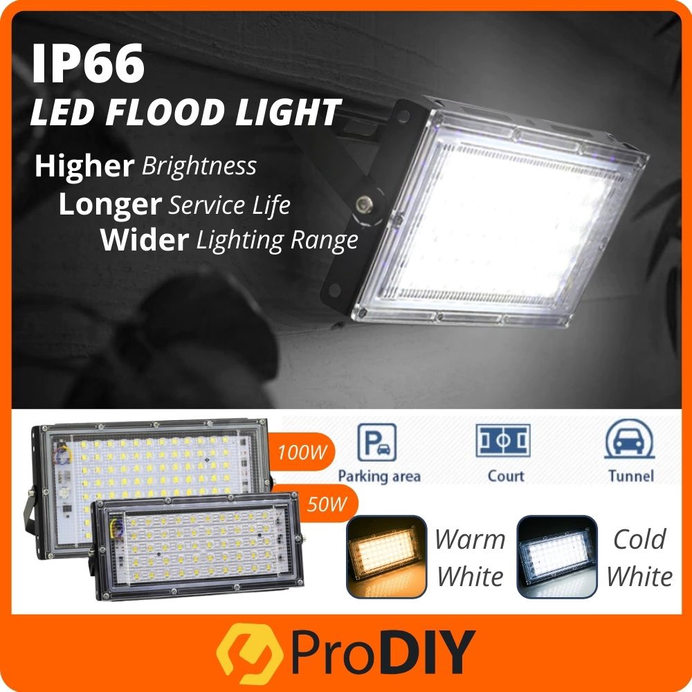 IP66 LED Flood Light 50W 100W Waterproof Landscape Dream Cast Light LED ...