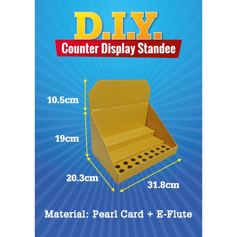 DIY COUNTER DISPLAY STANDEE | Shopee Malaysia
