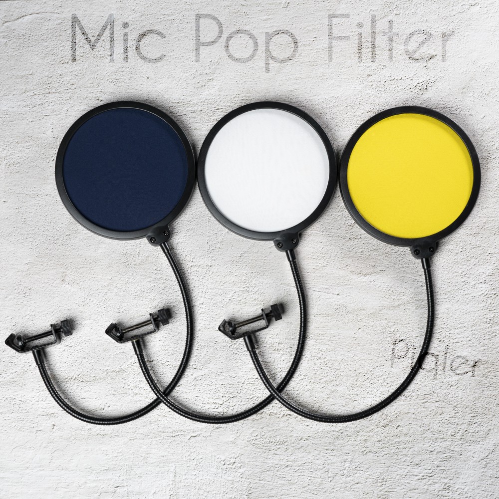 Mic Filter Wind Filter Pop Filter Screen Filter Double Layers Windproof ...