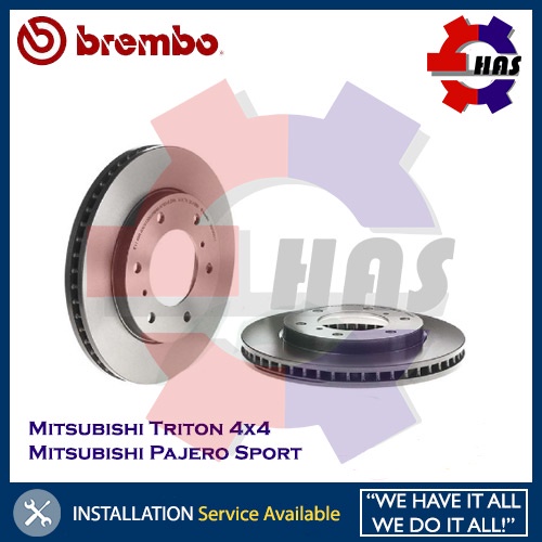 BREMBO Front Disc Rotor Mitsubishi Triton 4x4 Pajero Sport (2pcs - RH ...