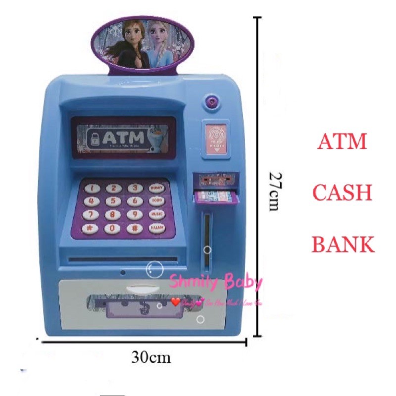 Frozen / Hello Kitty ATM and Cash Deposit Playset machine | Shopee Malaysia