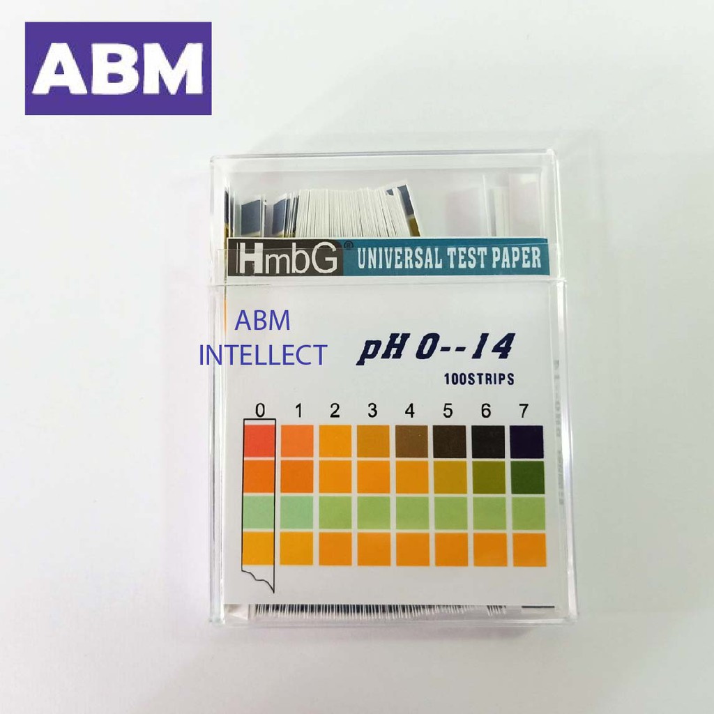 Indicator Paper, pH Test Strip, pH Paper, pH Stick (100 Strips), HmbG ...