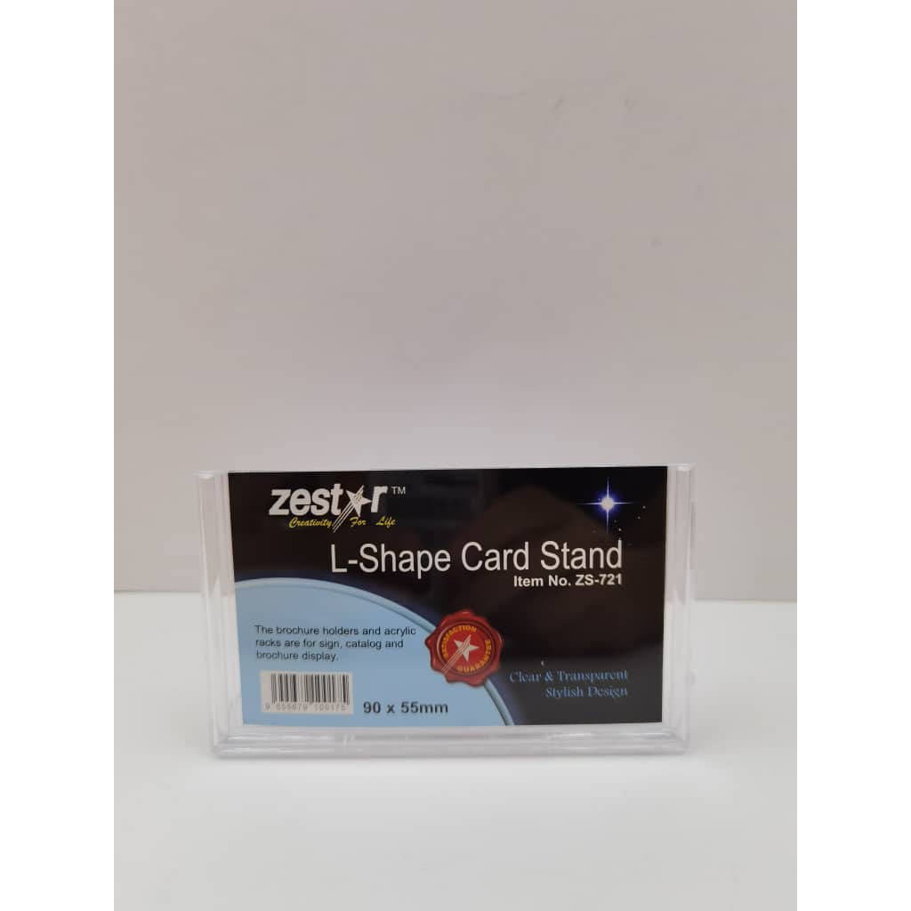 ZS-721 Zestar L-Shape Card Stand 90X55mm | Shopee Malaysia