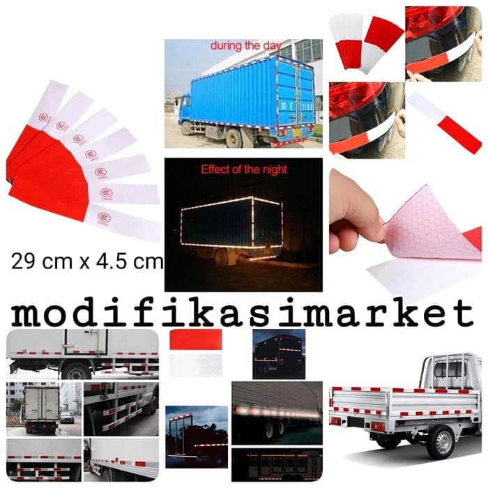 CAHAYA Light REFLECTOR STICKER REFLECTOR WARNING SIGN REFLECTIVE ...