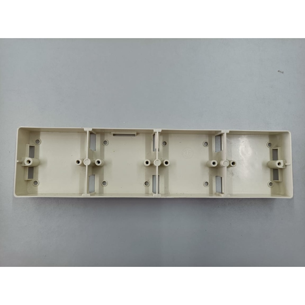PVC BOX SURFACE TYPE NUT / ELECTRICAL BOX / WHITE BOX / BASE 3X12 ...