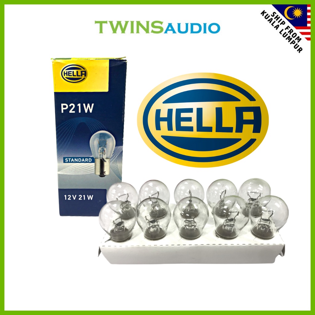 HELLA Halogen Bulb P21/5W | P21W | W21/5W GERMANY | Shopee Malaysia