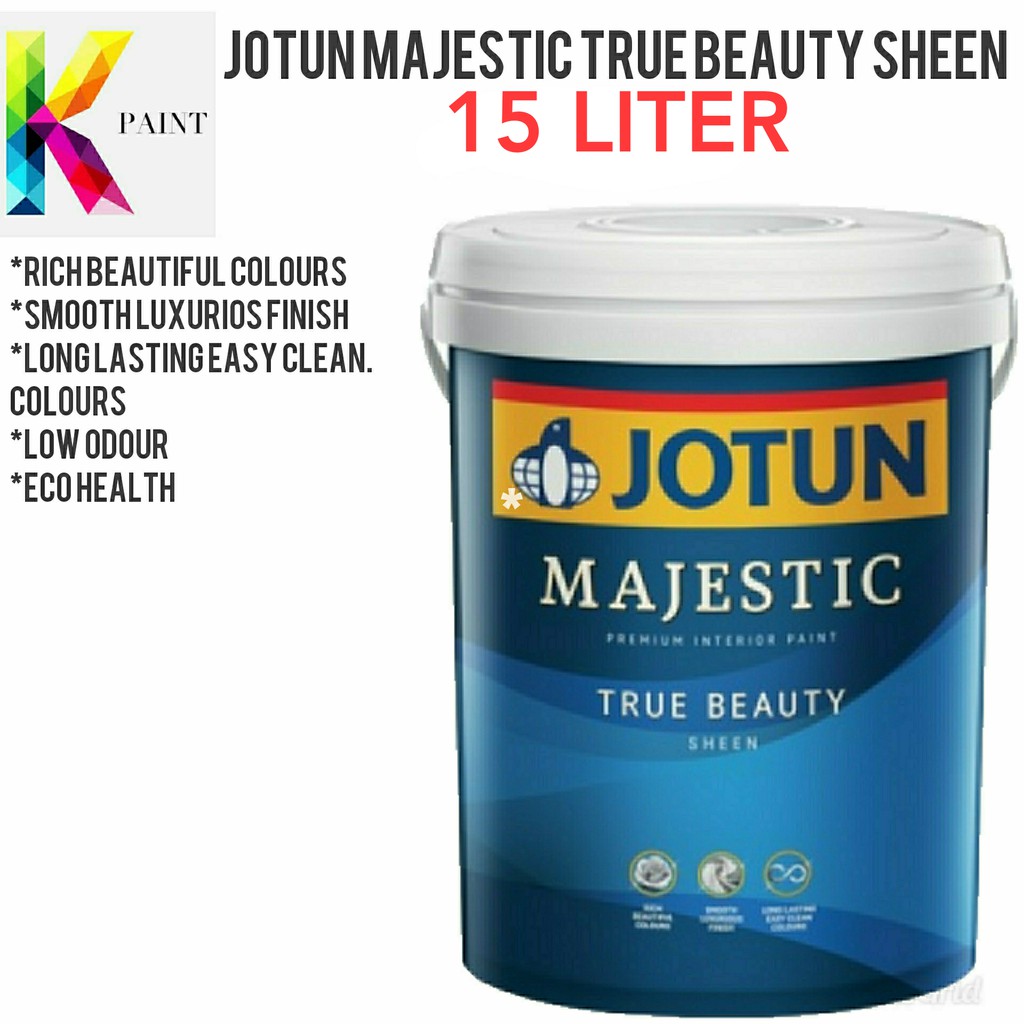 JOTUN INTERIOR MAJESTIC TRUE BEAUTY SHEEN ( 15L ) | Shopee Malaysia