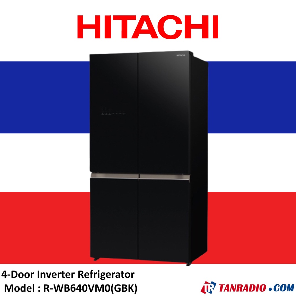 Hitachi 569L 4-Door Big French Bottom Inverter X Dual Fan Cooling ...
