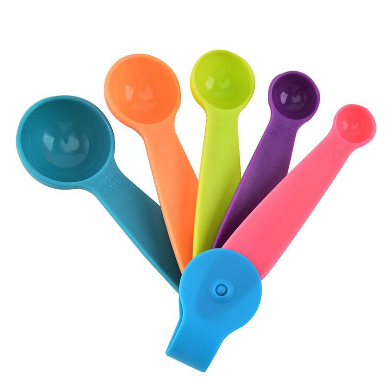 (New) Baking tools with graduated measuring spoon DIY color measuring ...