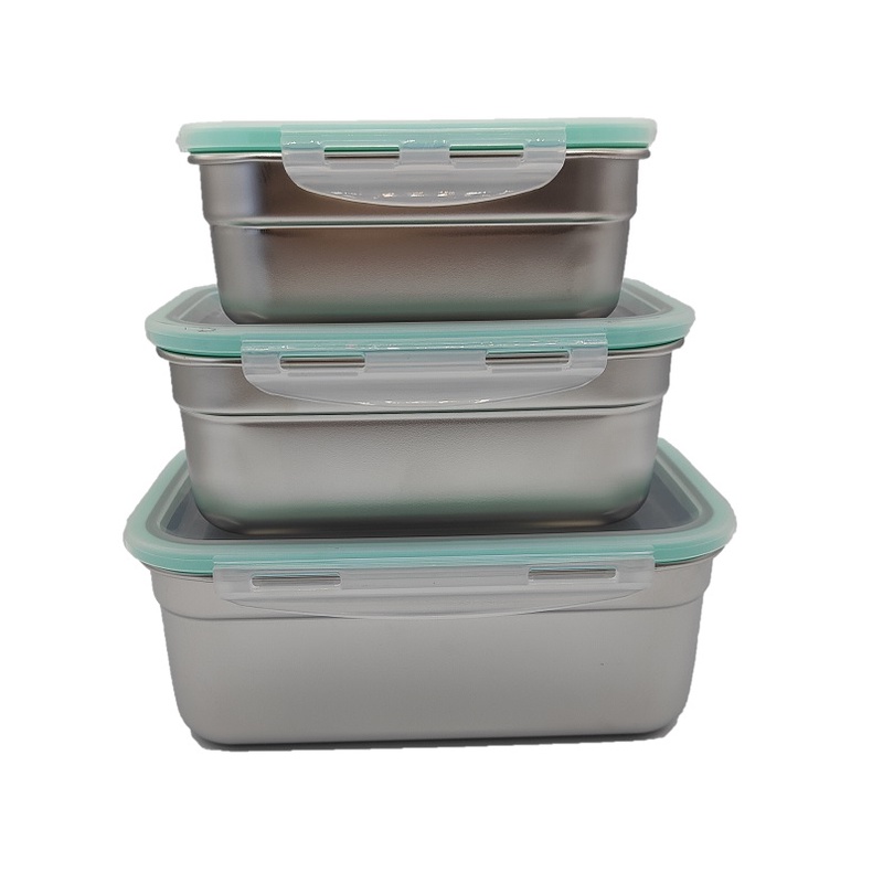 Buffalo 304 S/STEEL FOOD CONTAINER SET (500ML/1000ML/1500ML) | Shopee ...