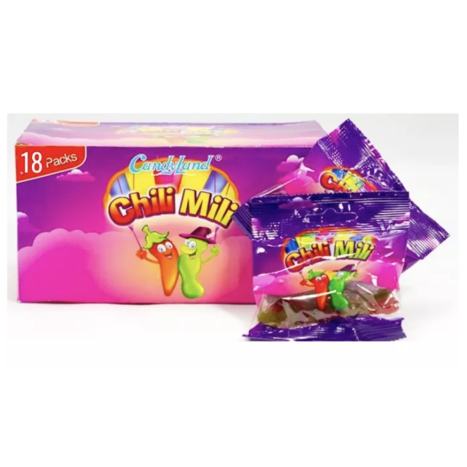 Candyland Chili Mili 1Box (18 PACKS INSIDE) | Shopee Malaysia