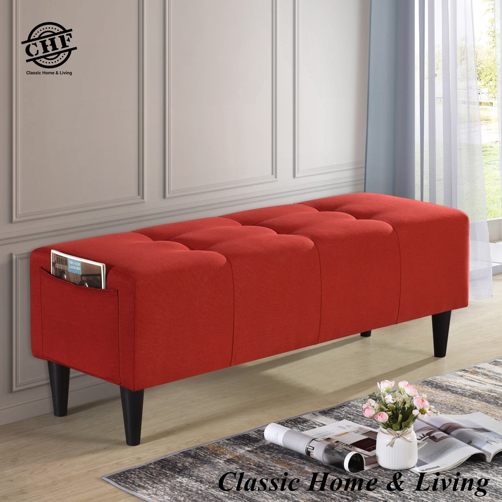 CHF Mario Bench Chair/Chair with Big Size Storage Pockets - Green/Grey ...