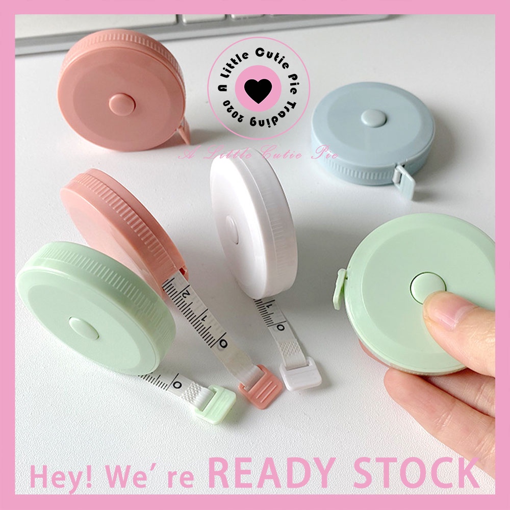 READY STOCK Telescopic Measure Tape Auto Retract Button Ruler Measure ...