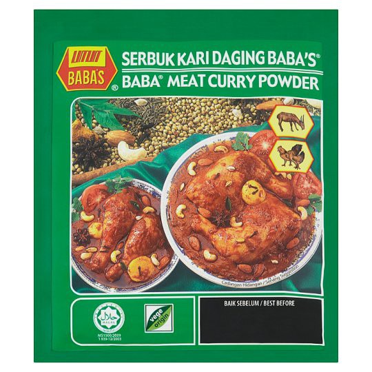 BABA CURRY POWDER 250G - MEAT/FISH | Shopee Malaysia