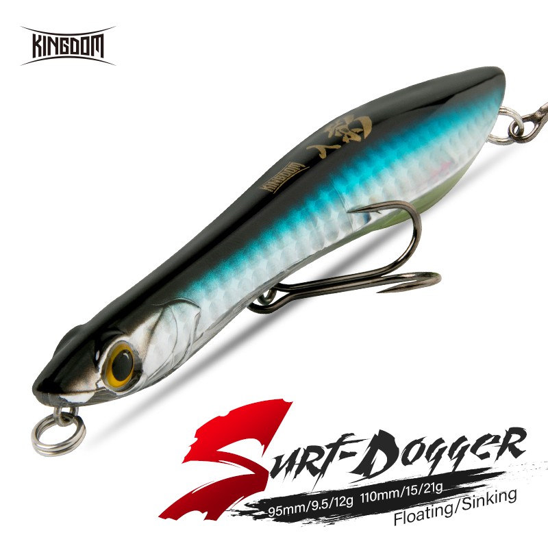 Kingdom Surf-Dogger Fishing Lures (95mm/110mm) | Shopee Malaysia