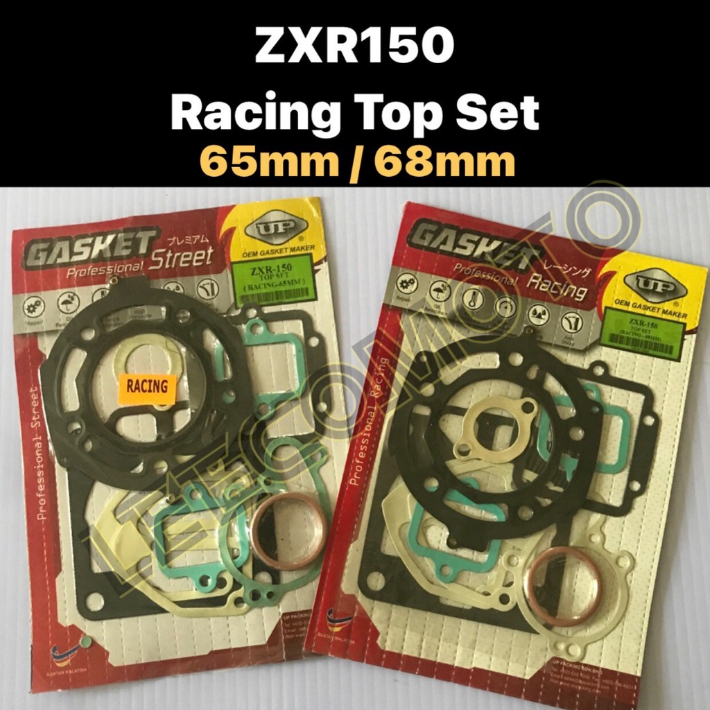 ZX150 RACING TOP SET 'UP' - 65MM / 68MM TOP GASKET KAWASAKI ZX150 NINJA ...