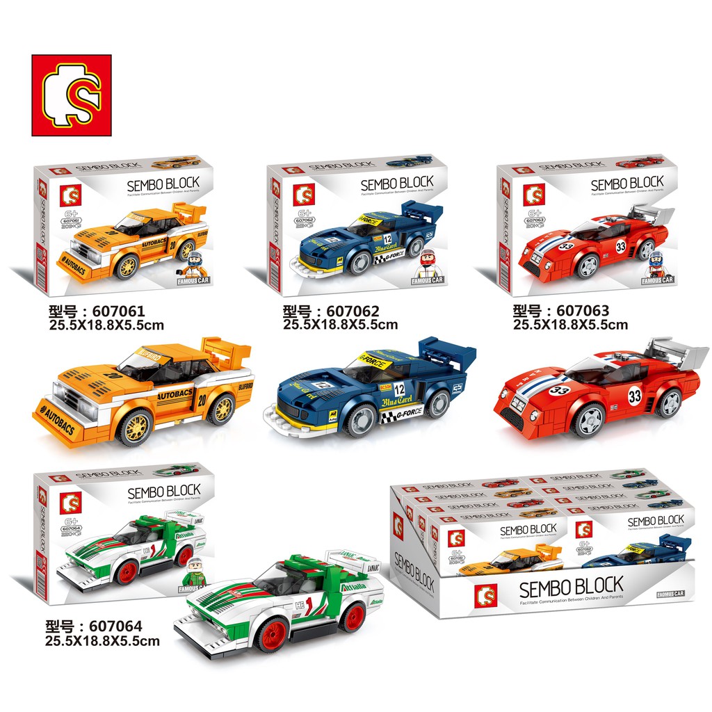 factory SEMBO Blocks Super Race Car Building Bricks Famous Vehicle ...