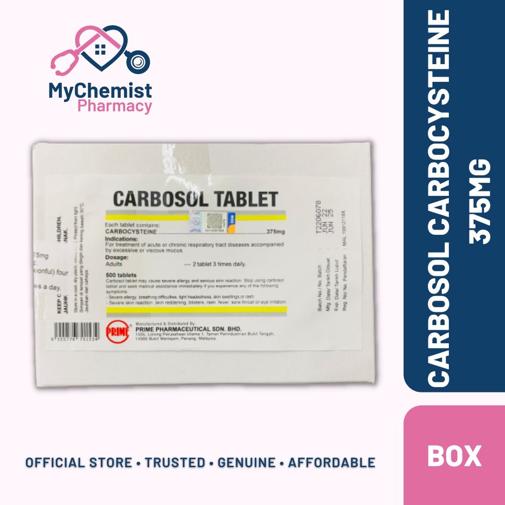 Ubat Pecah Kahak Dewasa Amcosol & Carbosol (Box) | Shopee Malaysia