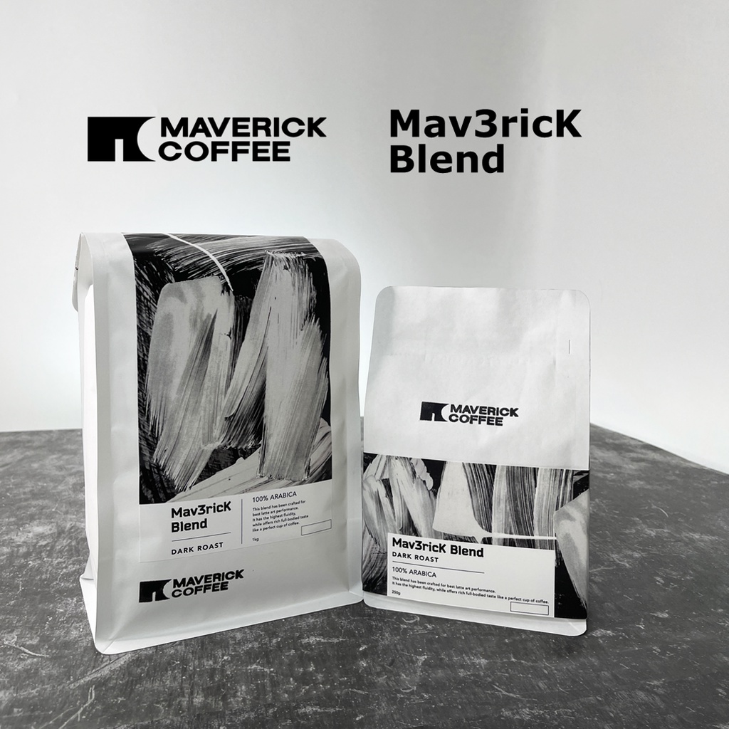 [ MAVERICK ] 100% ARABICA MAV3RICK BLEND DARK ROAST WHOLE COFFEE BEANS ...