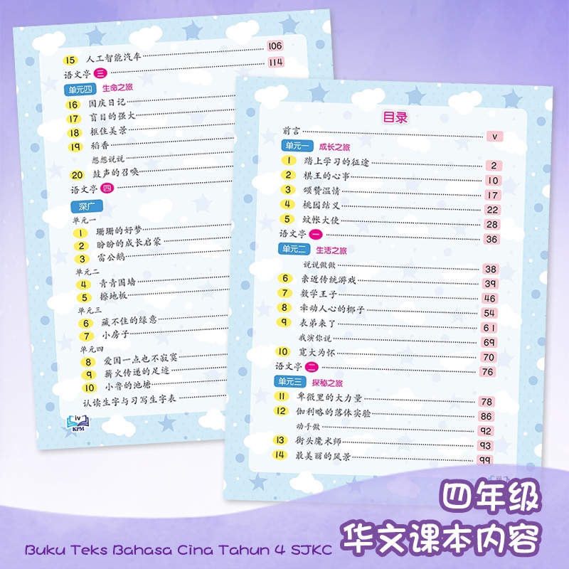 【Buku Teks SJKC华小课本】Buku Teks Bahasa Cina Tahun 4 & 5 | 4 年级/5 年级华文课本 | BC Textbook | 四年级 | 五年级 ...