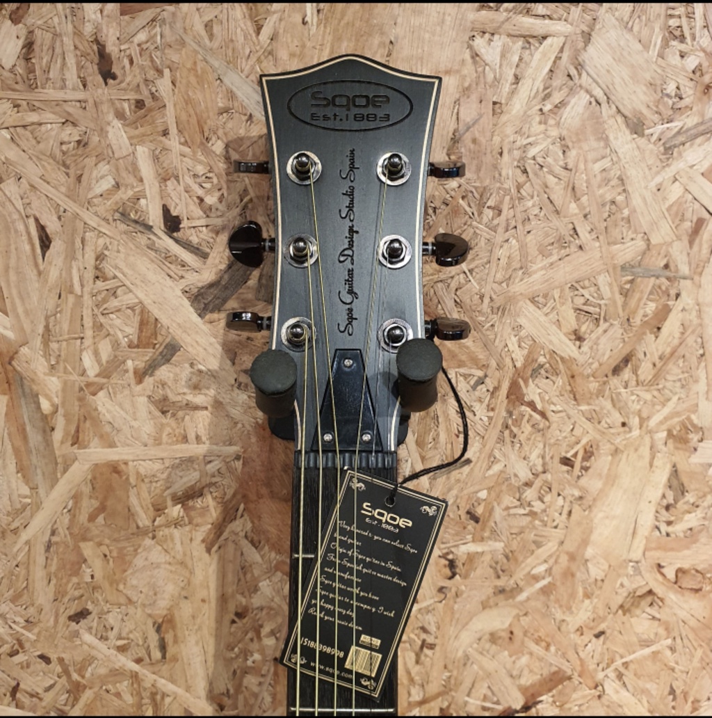 Sqoe SQ-PS 41" inch acoustic guitar with fishman EQ # Wings Piano Bass ...