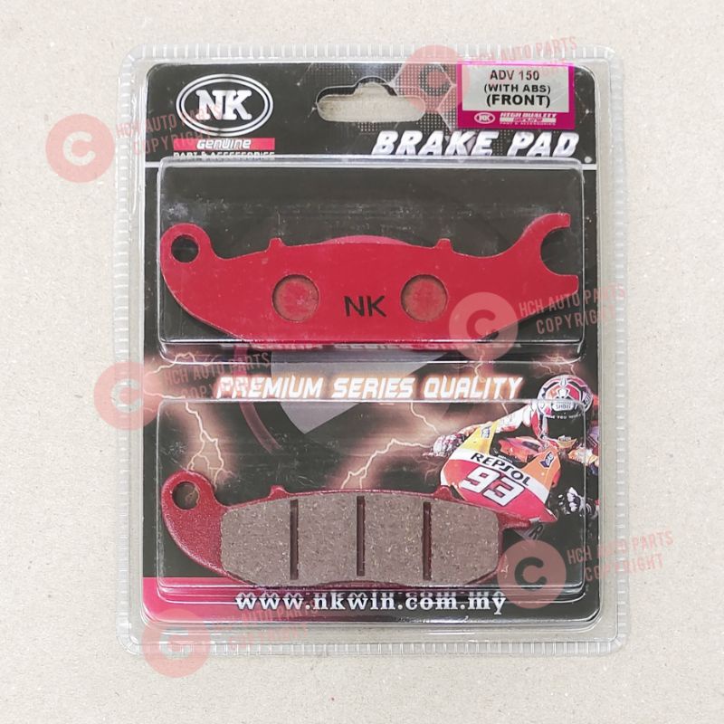 DISC BRAKE PAD (FRONT) - HONDA - ADV 150/ PCX 150 NEW - ABS BRAKE (NK ...