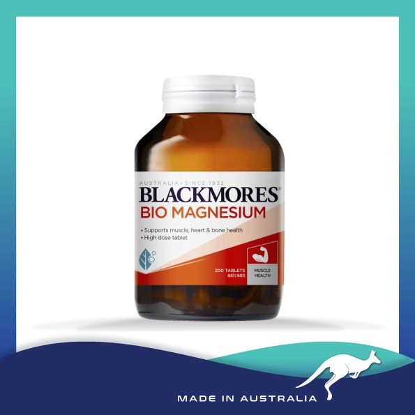 Blackmores Bio Magnesium 200 Tablets Exclusive Size | Shopee Malaysia