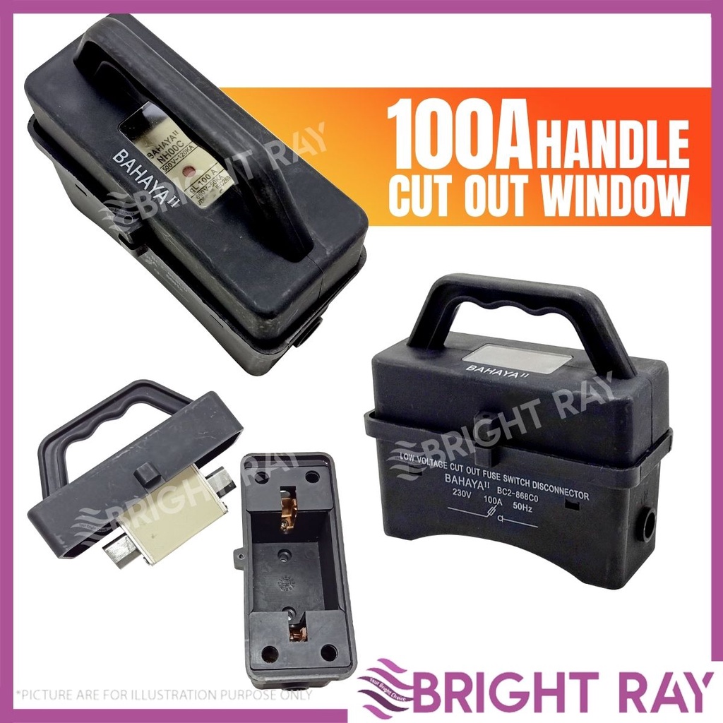 (TNB) Rapid Tech GL100A Cut Out Fuse Switch Disconnector With Fuse Box ...