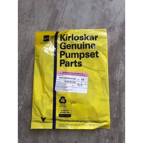 Kirloskar TV1/TV2 Cylinder Head Gasket Pumpset Parts | Shopee Malaysia