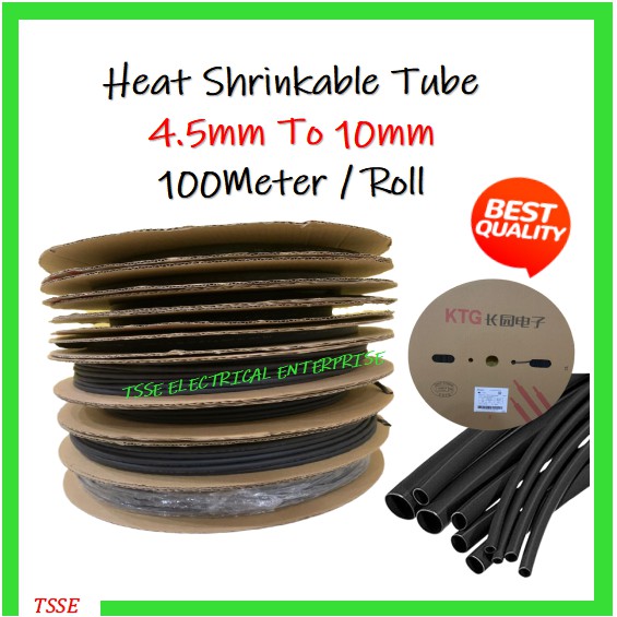 Ø 4.5mm / 5mm / 6mm / 6.5mm / 7mm / 8mm / 9mm / 10mm Heat Shrinkable ...