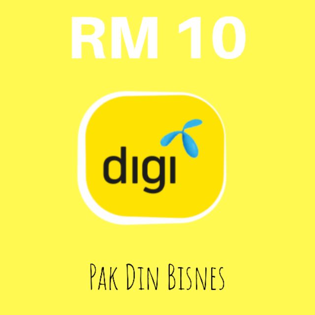 Reload / Top Up Digi RM10 | Shopee Malaysia