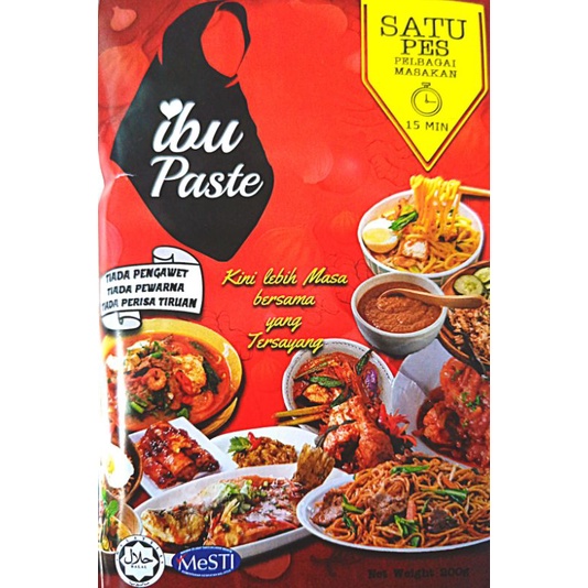 Pes Masakan Ibu Paste Satria Asam Pedas Food Paste Instant Paste Sambal ...