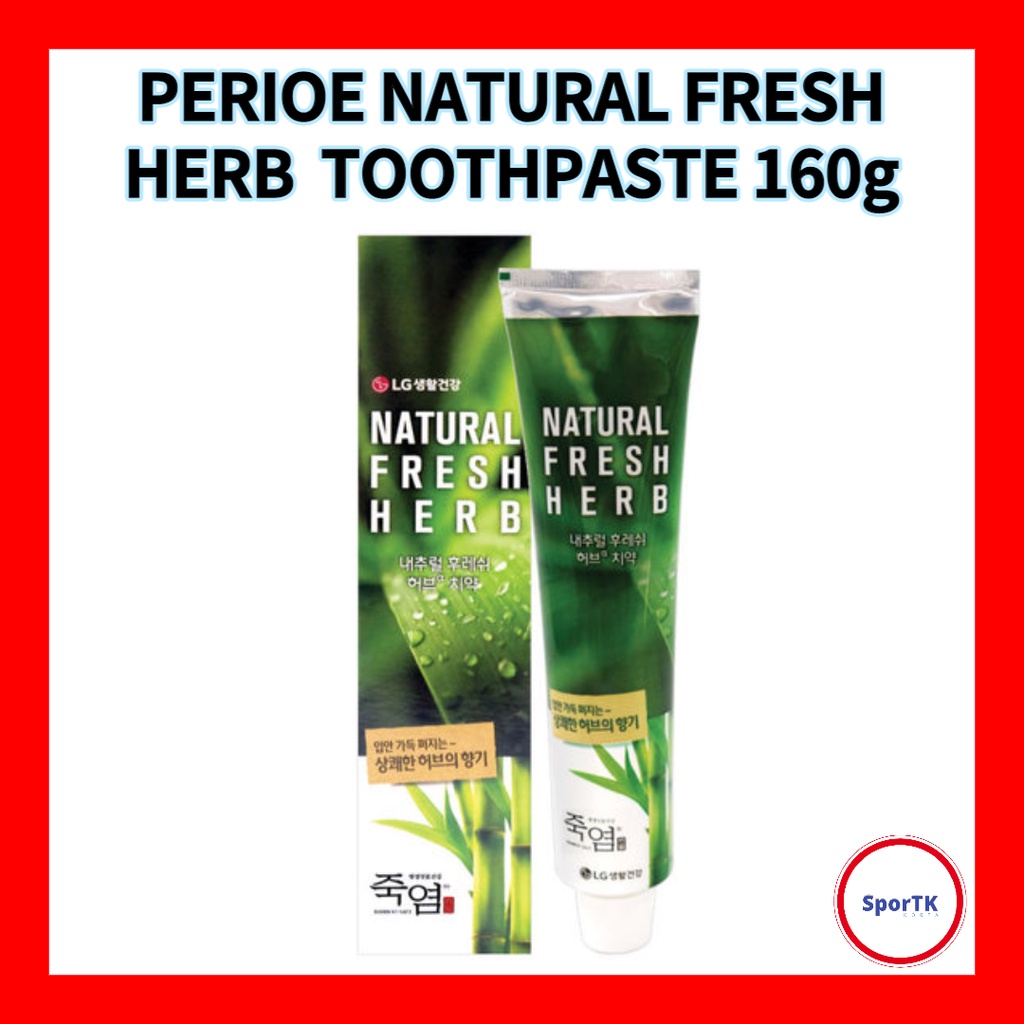PERIOE Natural Fresh Herb Korean Toothpaste 160g | Shopee Malaysia