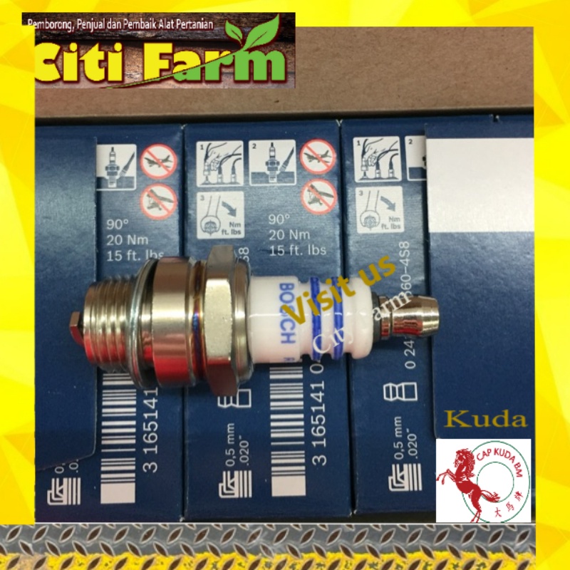 +BOSCH SPRTS PLUG WS8E FOR MASIN RUMPUT Agriculture tool/ Alat ...