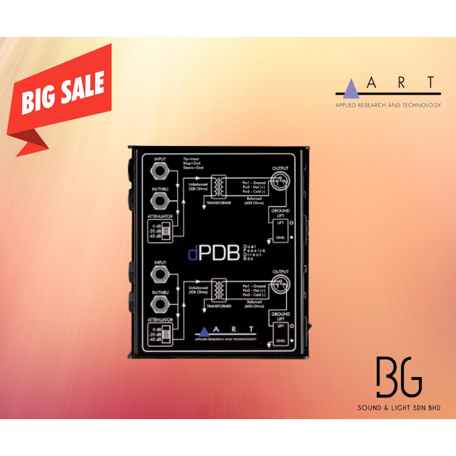 ART dPDB – Dual Passive Direct Box | Shopee Malaysia