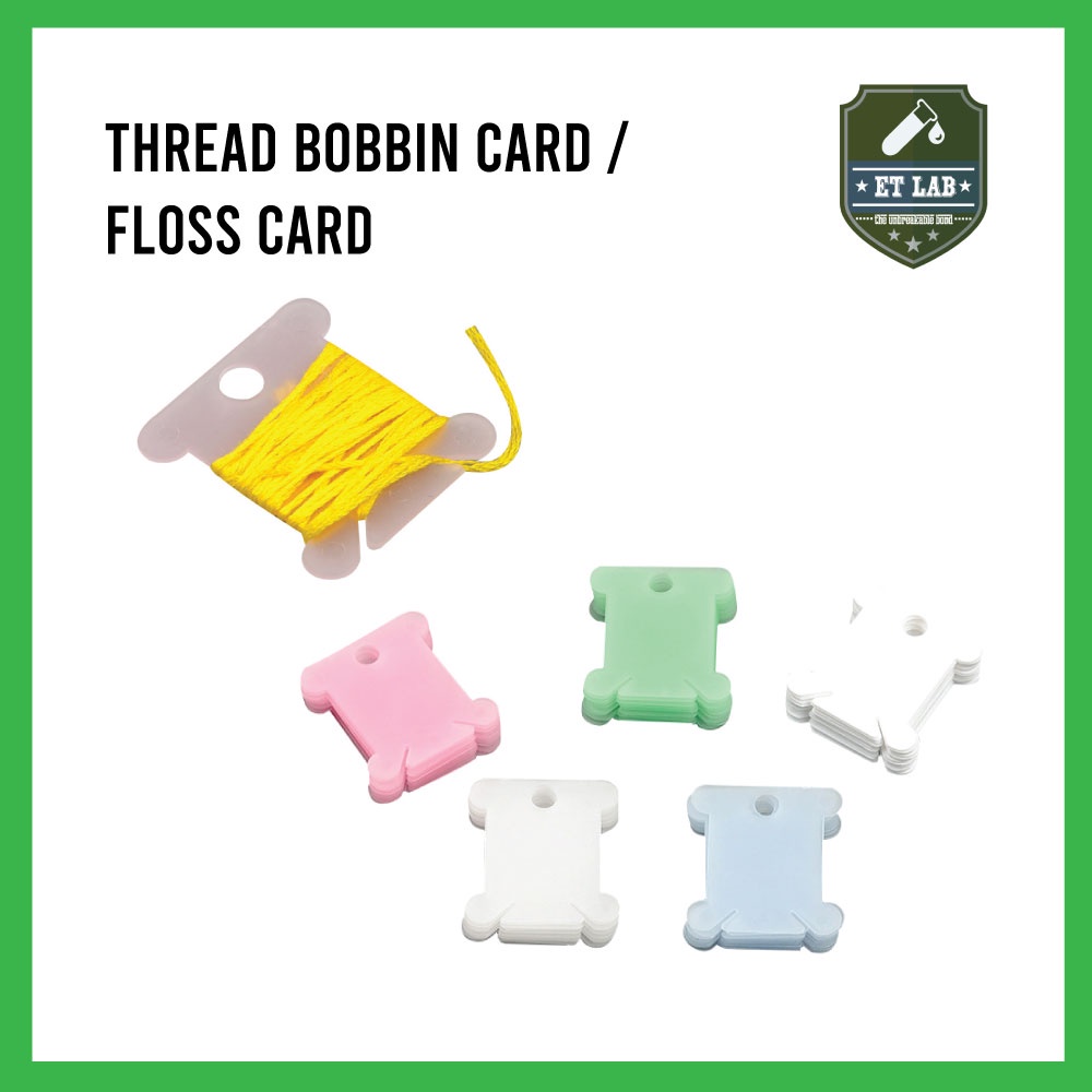 Floss Bobbin Floss Card Thread String Winder Plastic Winding Plate ...