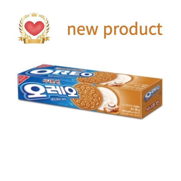 OREO Cinnamon Bun 80g New Korean /Popularity / Snacks | Shopee Malaysia