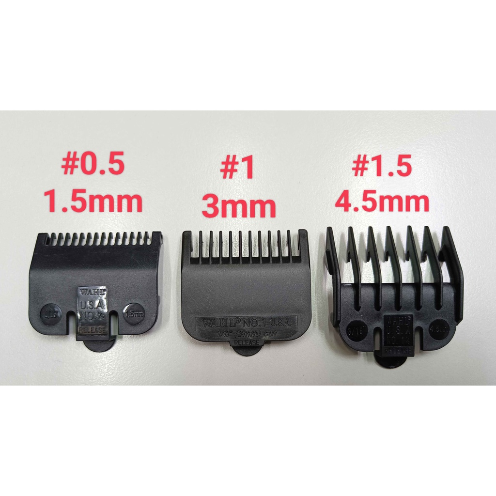 Clipper Attachment Guide Comb #0.5, #1, #1.5 (black only) | Shopee Malaysia