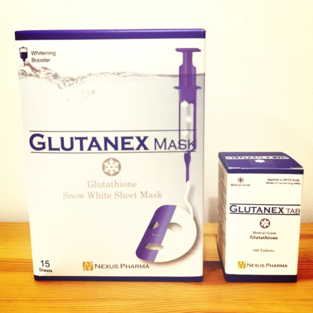 Glutanex Kit ( Whitening booster - face mask and medical grade ...
