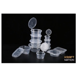 [Bundle] 10pcs 1, 1.5, 2, 3, 4, 5, 8 oz, PP5 Sauce Container/Deli ...