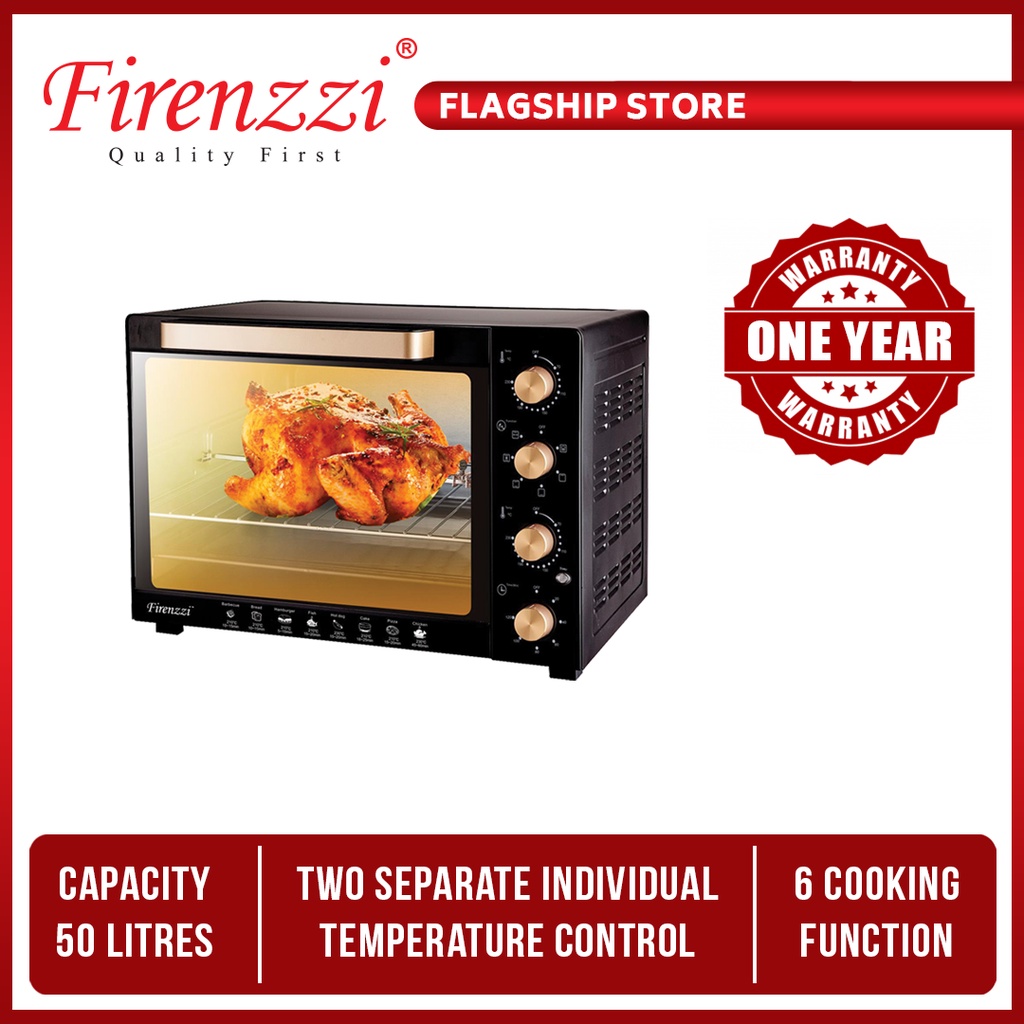 Firenzzi 50L Professional Counter Top Oven (TO-3050 BK) (With Bubble ...