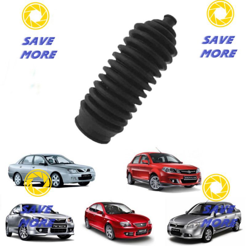(2 PCS) PROTON WIRA SAGA BLM WAJA GEN2 STEERING RACK COVER BOOT ...