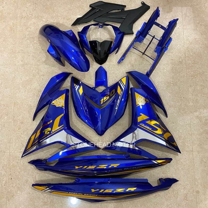 Y15ZR V1 V2 BLUE GOLD SILVER COVERSET CUSTOM | Shopee Malaysia