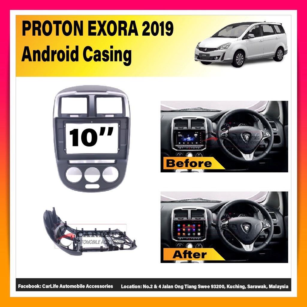 Proton Exora 2019-2022 10" Android Player Casing | Shopee Malaysia