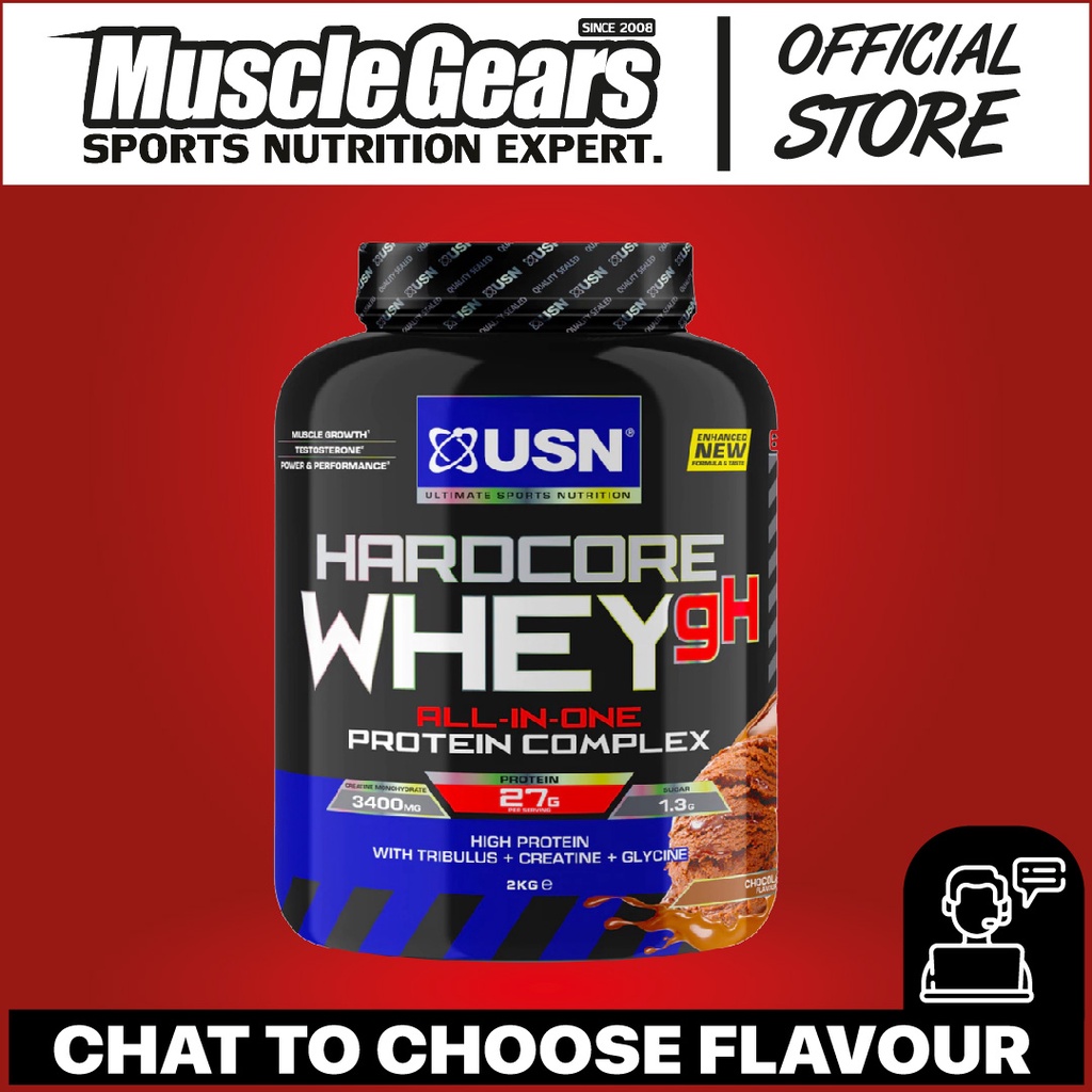 USN Hardcore Whey GH | 1.8kg | Shopee Malaysia