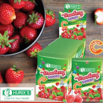 Hurix's Strawberry Gummy (with Vitamin C) | Shopee Malaysia